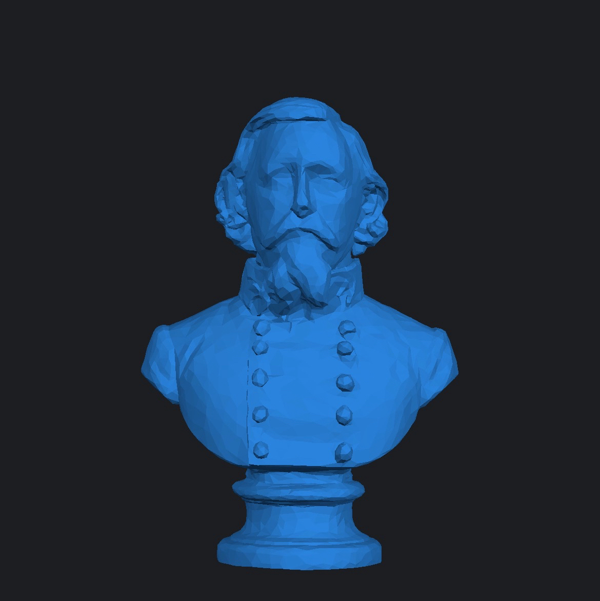 Free Sculptures & Artworks STL Download - george pickett statueby ...