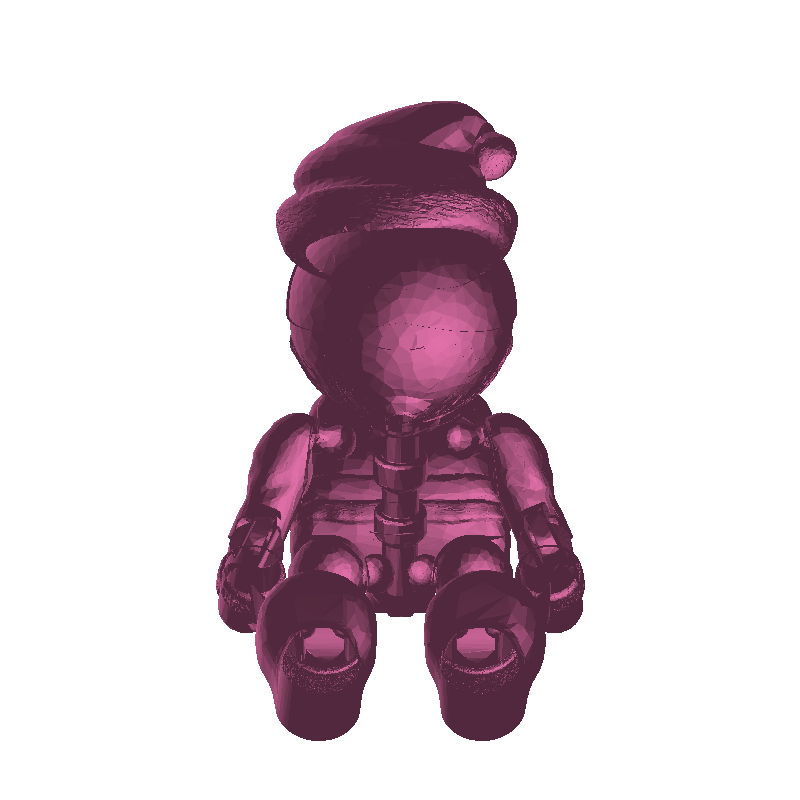 Creality Mascot articulated Santa Cuva | 3D models download | Creality ...