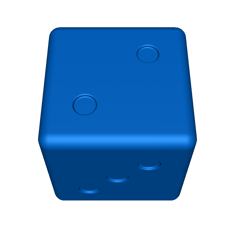 Board Games & Card Games STL Download - weighted/normal diceby CoolerCandy