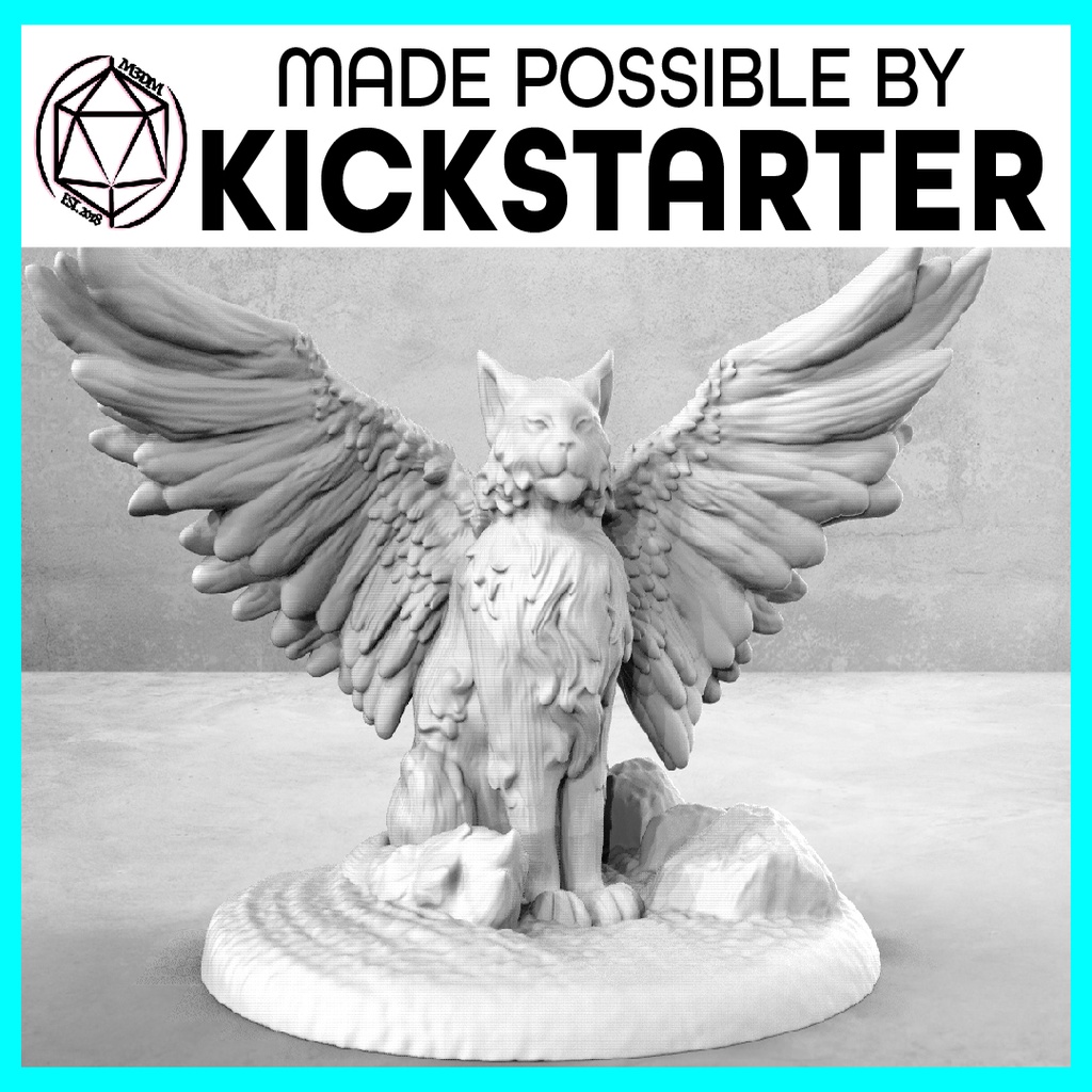 Tressym - Casual Pose - Tabletop Miniature | 3D models download ...