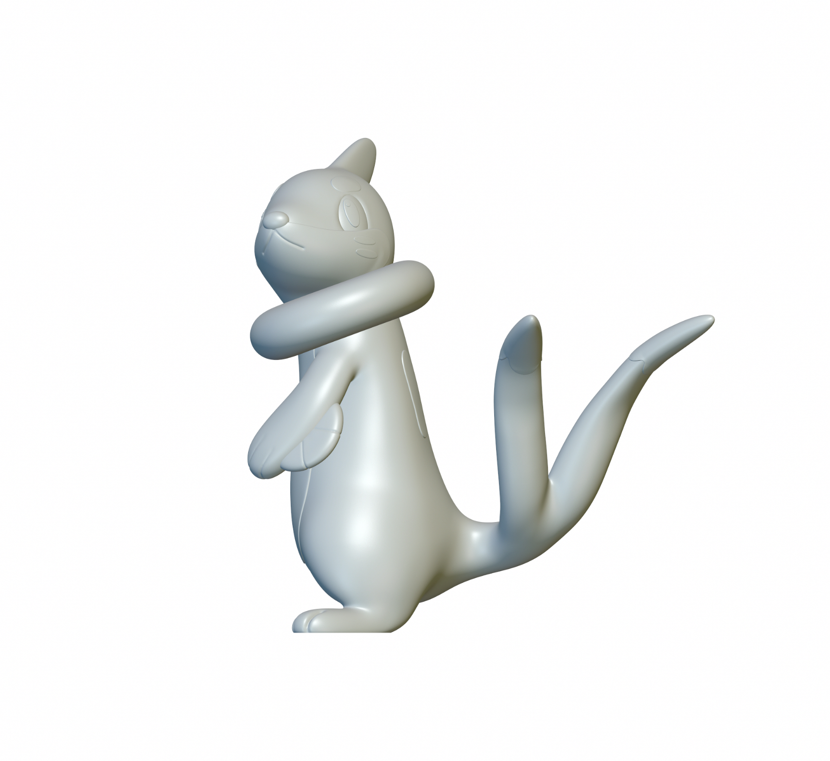 Pokemon Buizel #418 - Ready for 3D Printing! | 3D-Modelle herunterladen ...
