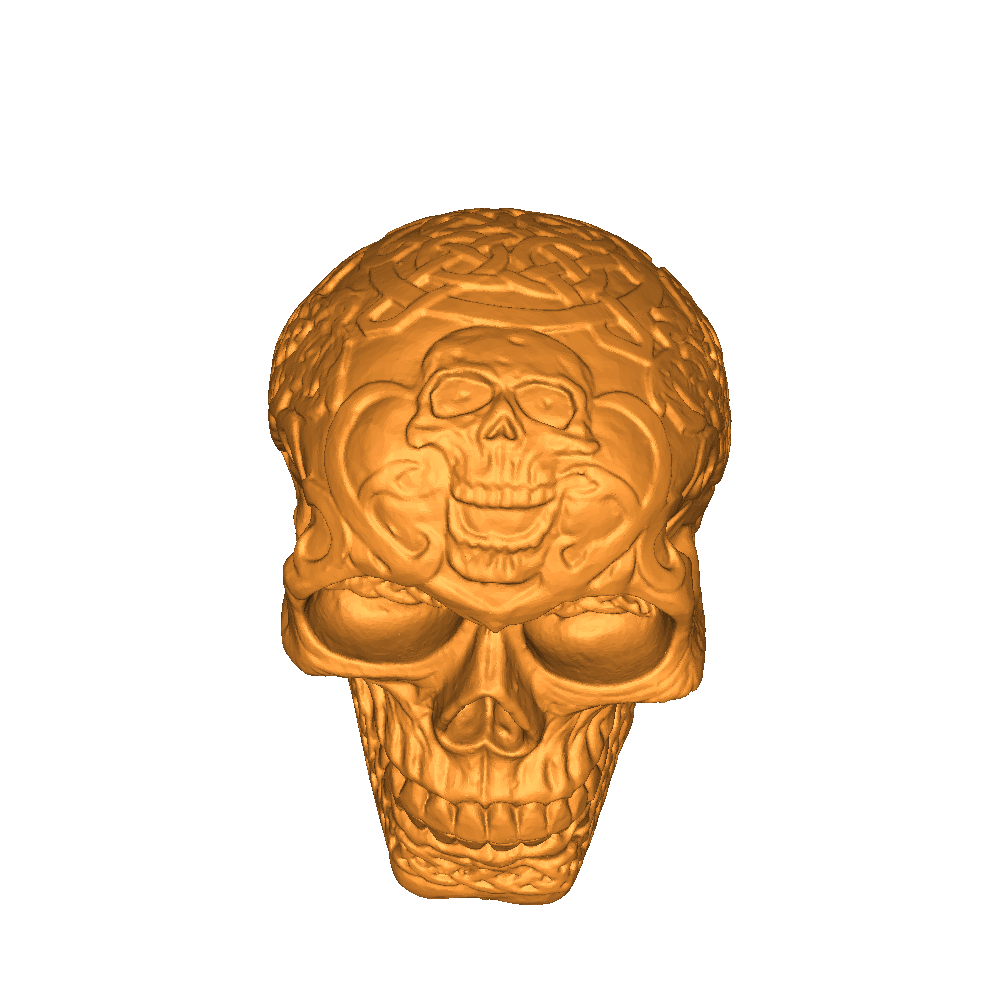 3D Printer Files | 3MF File | Kapala Carved skull | Creality Cloud
