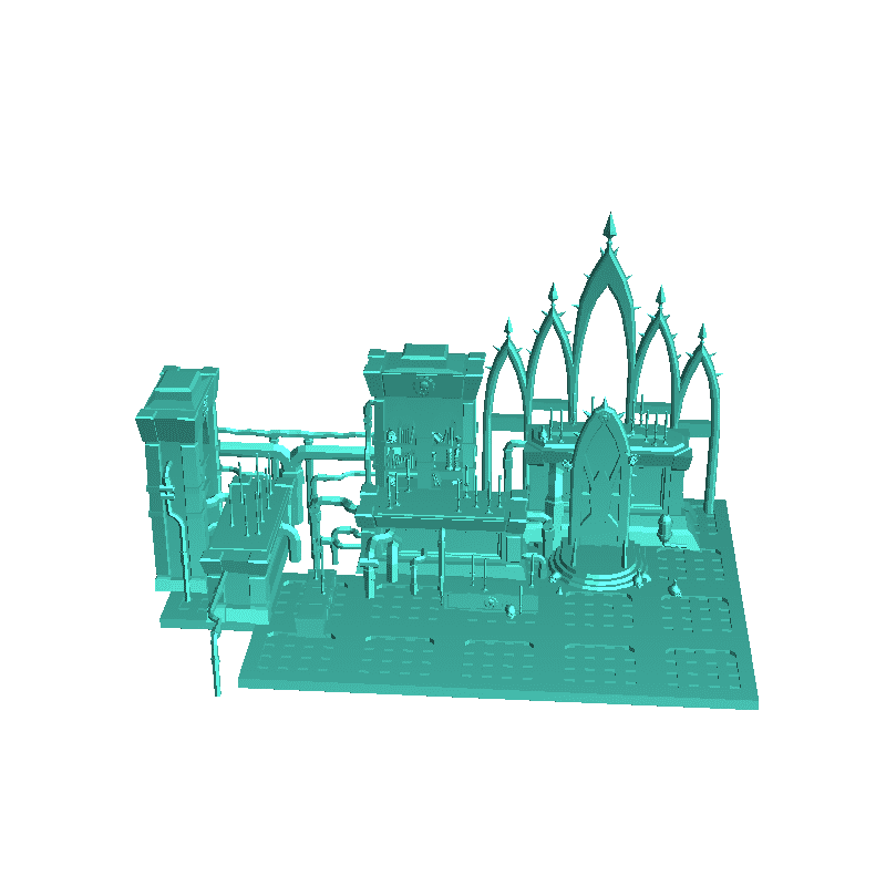 Free Other STL Download - magos workshop - admech - dioramaby SMT_M 🦊