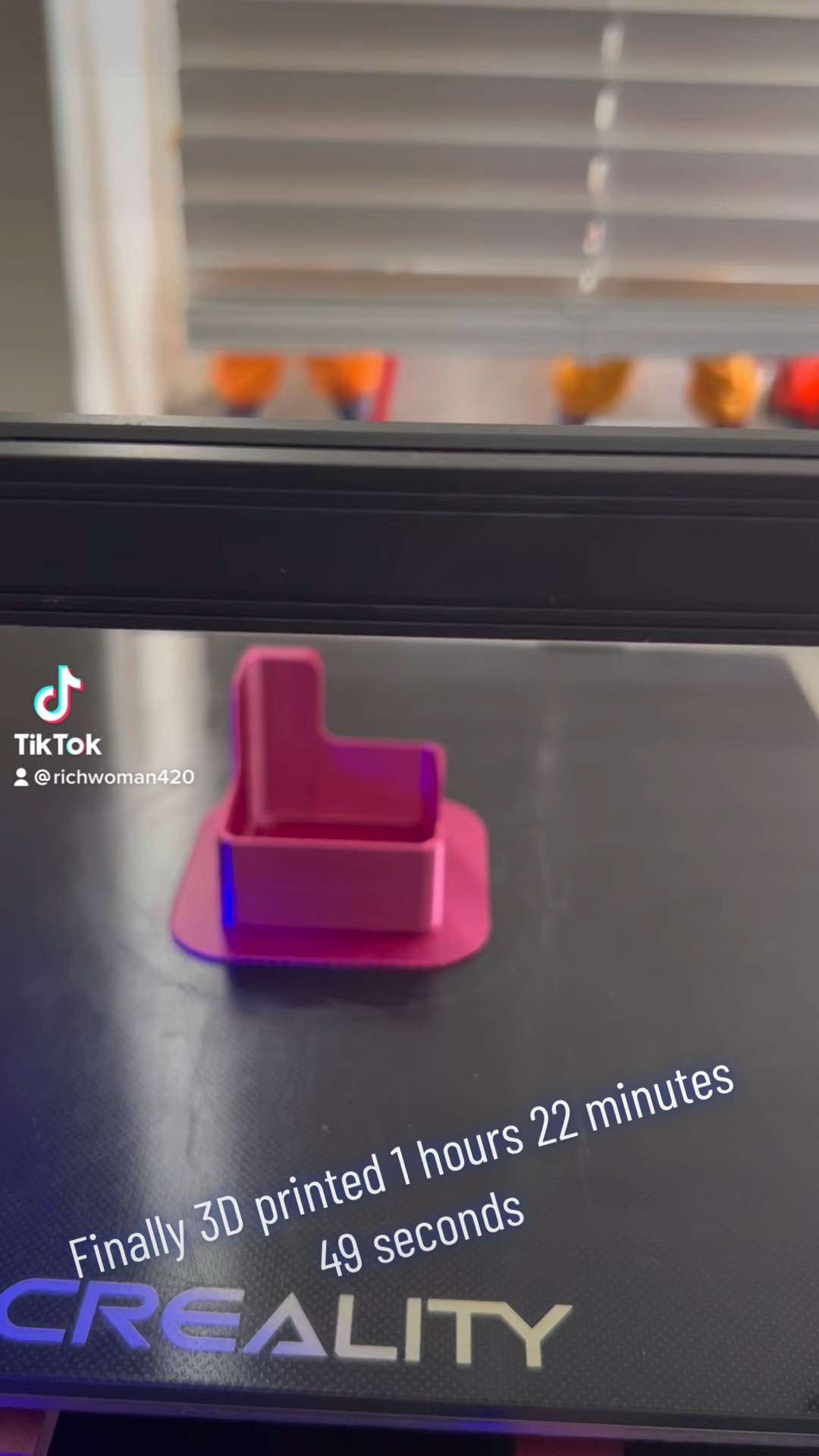 Finally 3D Printing CR-6 SE so beautiful hehe I love it | Creality Cloud