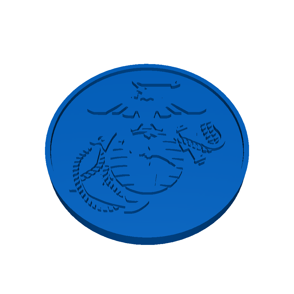 3D Printer Files | 3MF File | military coin | Creality Cloud