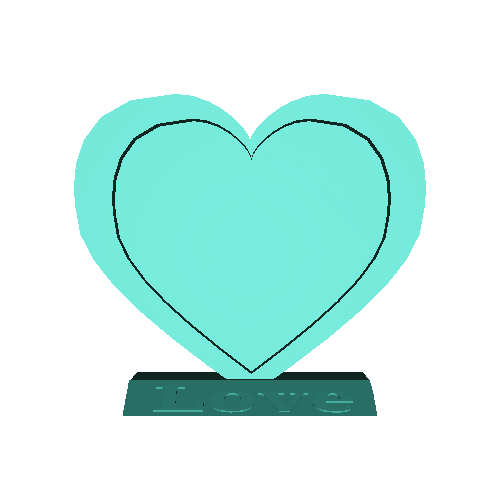 Heart Picture Frame | 3D models download | Creality Cloud