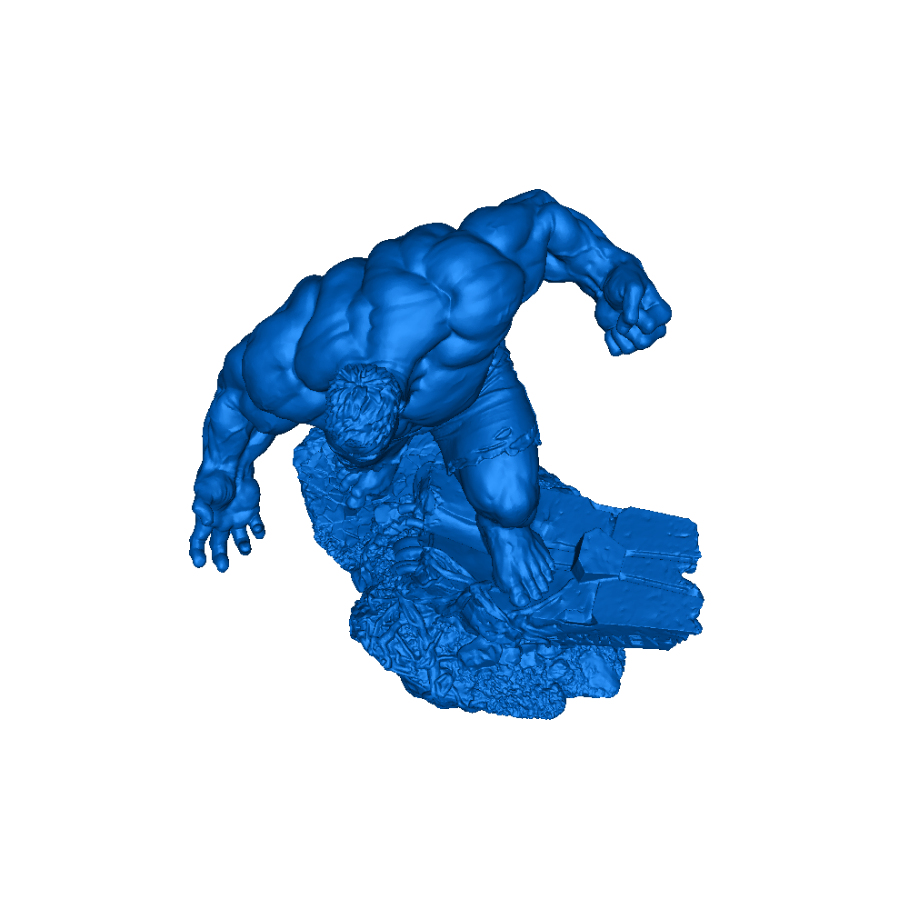 Characters & Creatures STL Download - hulk figure/ statue by TheLeGeNd93