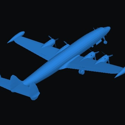 Free Other STL Download - Lockheed Super Constellation by HobbyGuy