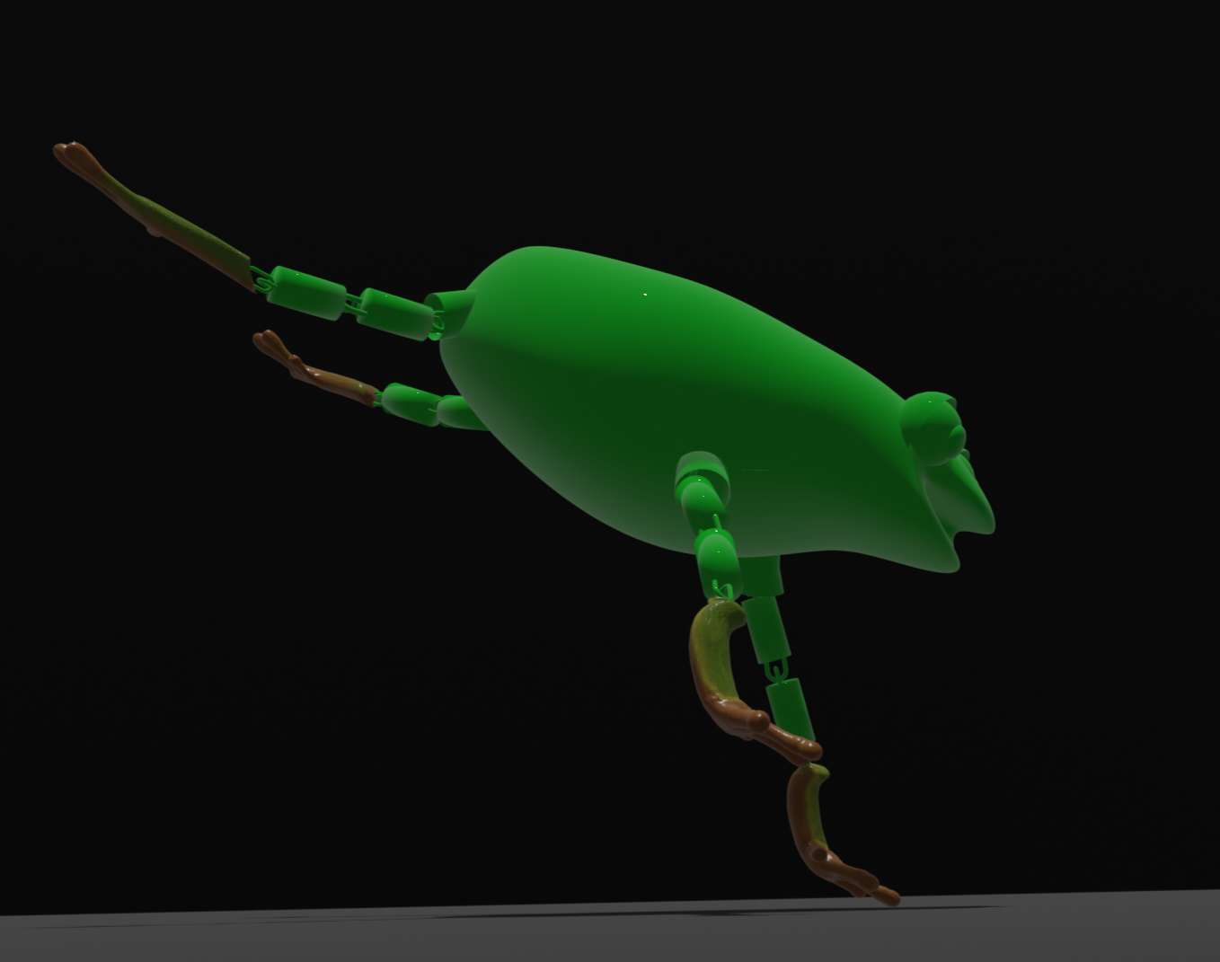flexi Articulado- Rana | 3D models download | Creality Cloud