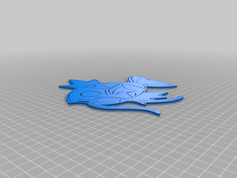 129 Magikarp stencil + 2D | 3D models download | Creality Cloud
