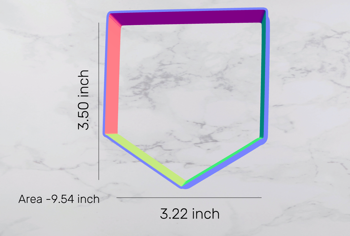 Badges & Coins STL Download - Jean Pocket Cookie Cutterby Donald Thompson