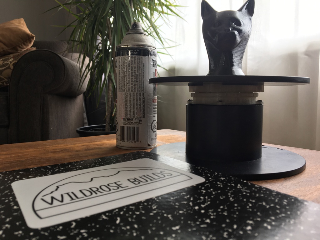 Filament Spool Spray Paint Turntable! | 3D models download | Creality Cloud