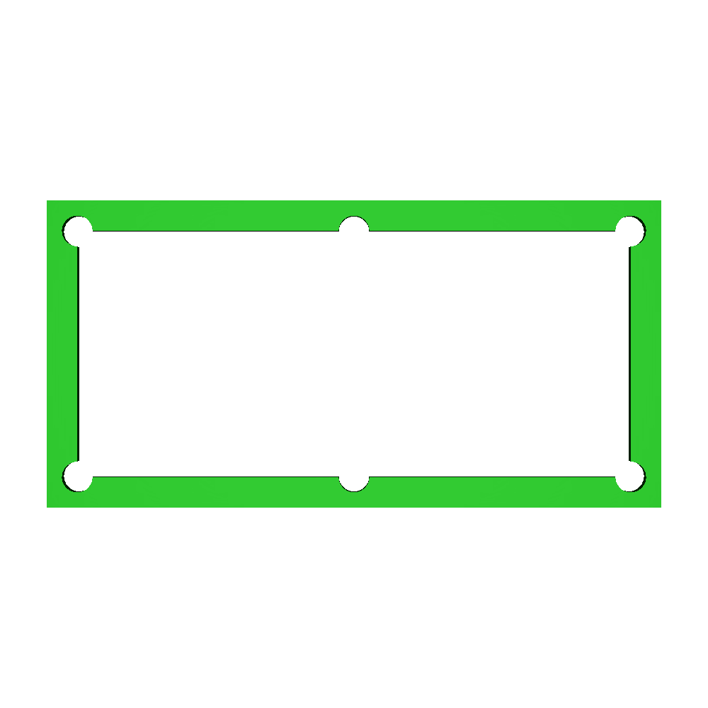 pool table bumper trim | 3D models download | Creality Cloud