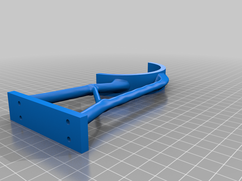 3D Printer Files | 3MF File | Generative Design Wall mount | Creality Cloud