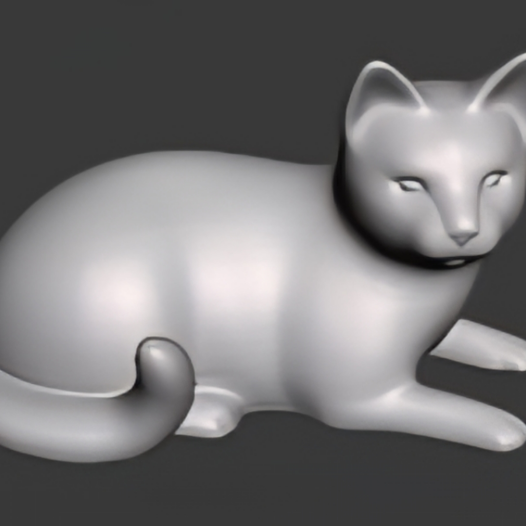 3D Printer Files | 3MF File | Cat Figurine | Creality Cloud