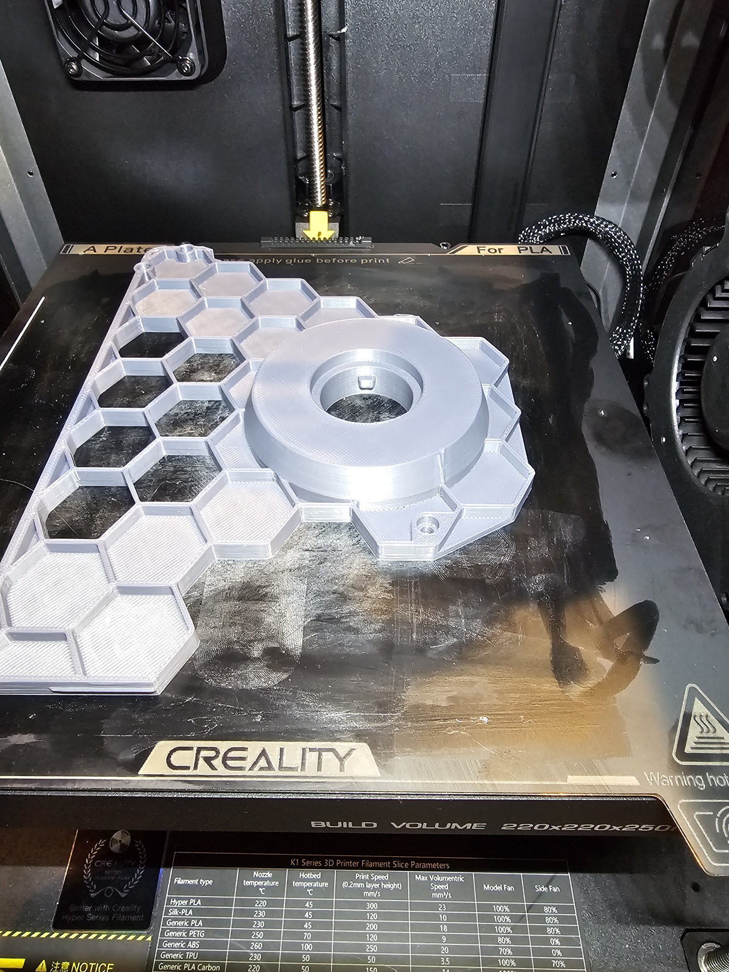 This was a fun printer that will allow me to move the spool over to the right side | Creality Cloud