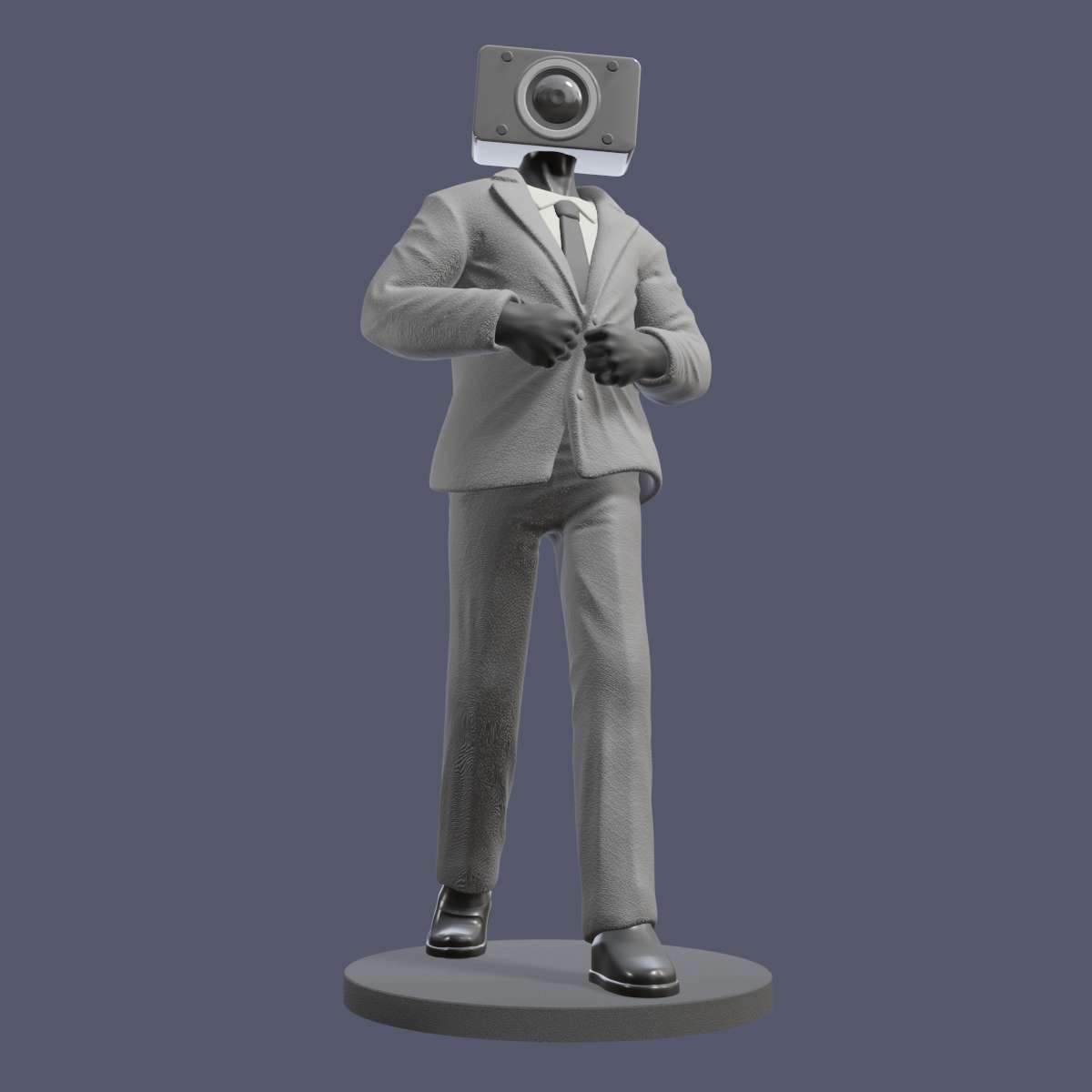 Camera Man Skibidi Toilet Statue Fan Art | 3D models download ...
