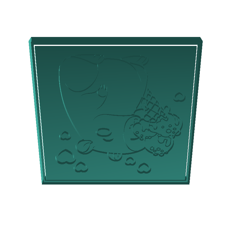 Tools & Spare Parts STL Descarga - Capibara con helado s+c - geawolve