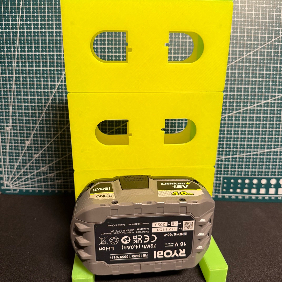 3D Printer Files | 3MF File | Ryobi battery stand | Creality Cloud