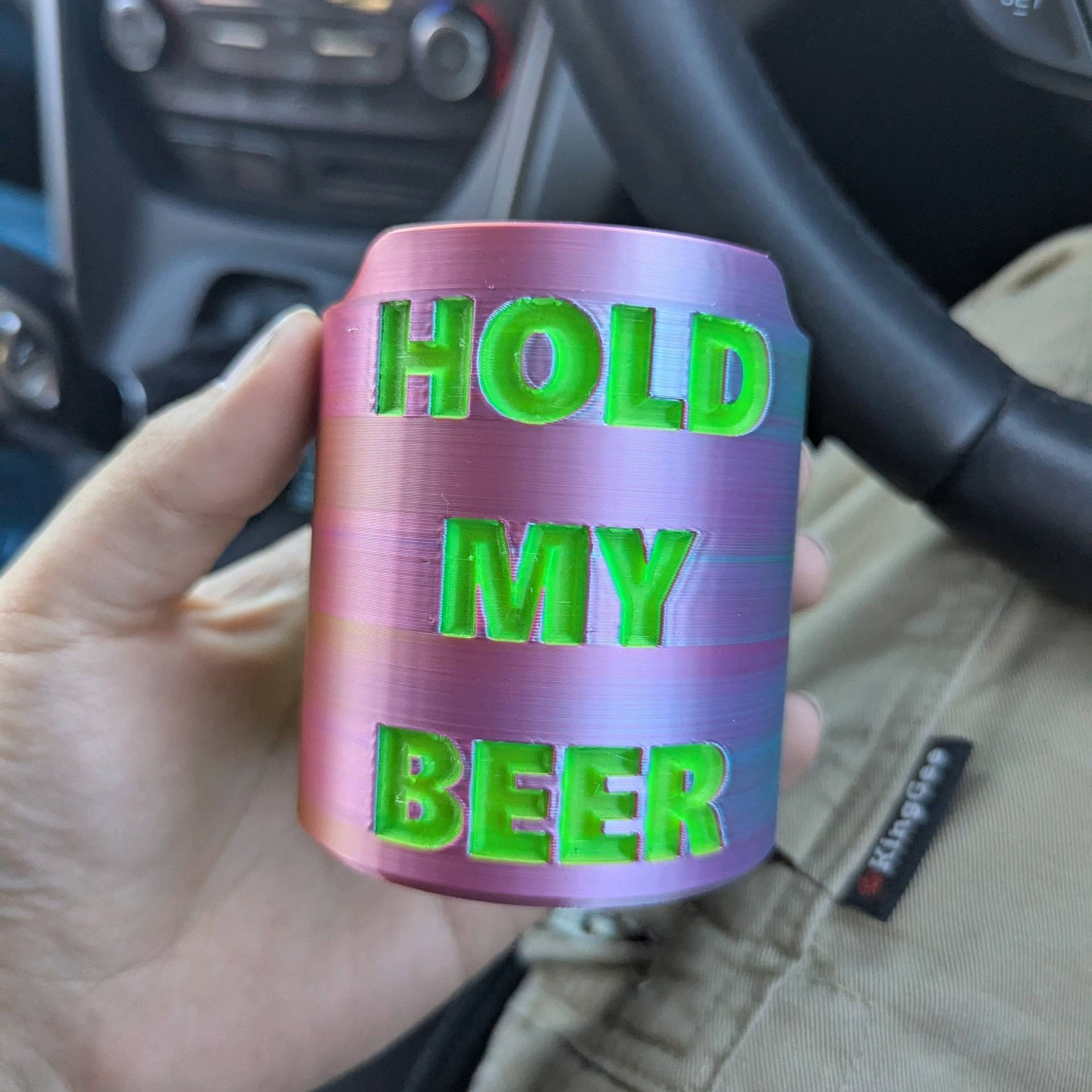 Other STL Download - hold my drink belt can holsterby Obsession Oasis