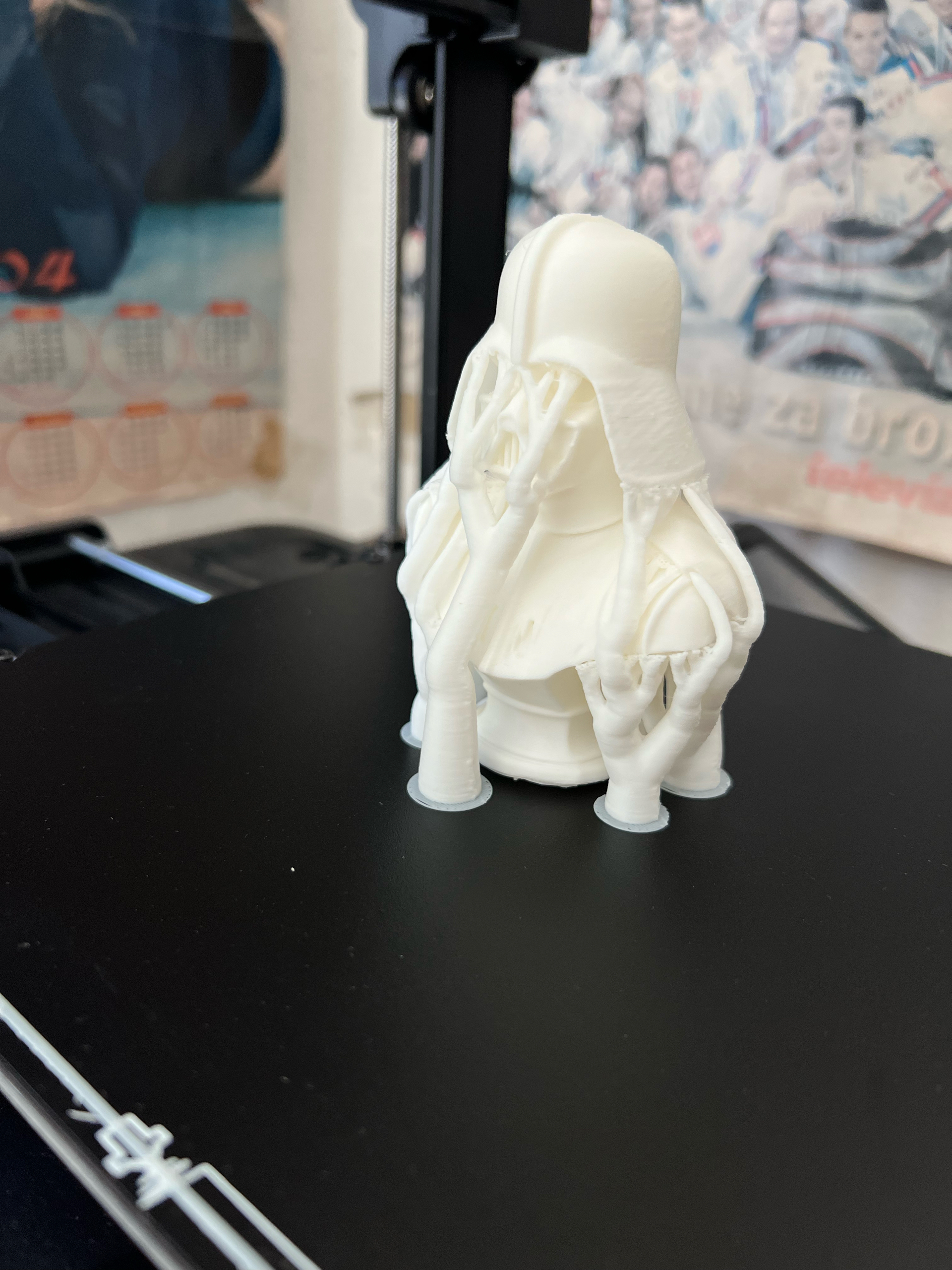 Printed with hyper-pla filament and support trees. | Creality Cloud