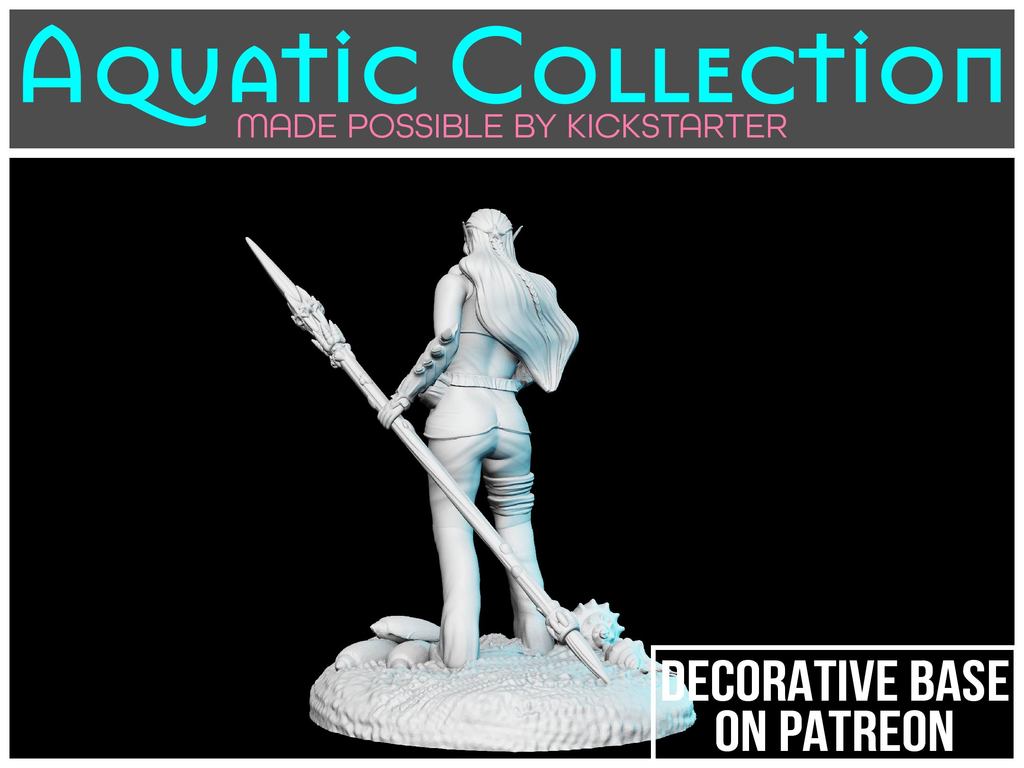 Female Triton - Tabletop Miniature | 3D models download | Creality Cloud