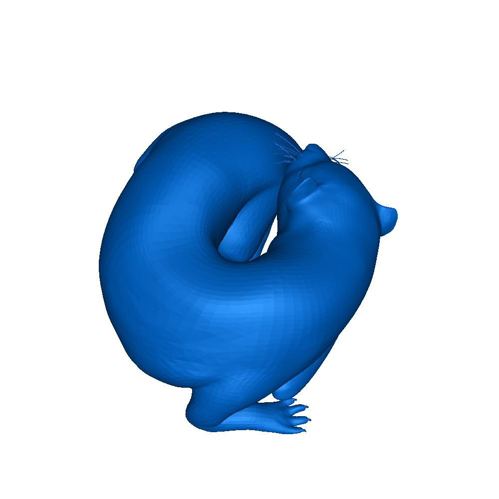 Free Characters & Creatures STL Download - ferret curled upby Emil ...