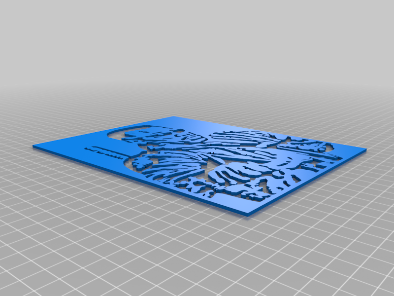 Free Digital Art STL Download - Blade stencilby SMT_M 🦊