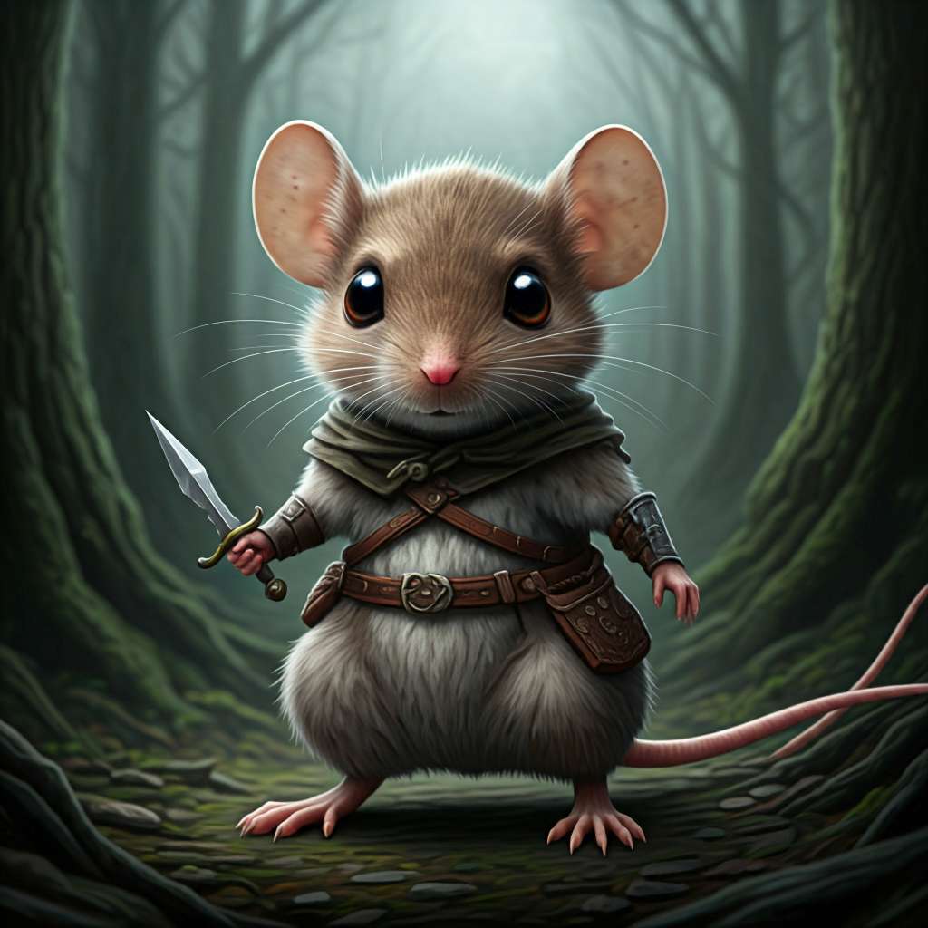 Mouse Warrior | 3D models download | Creality Cloud