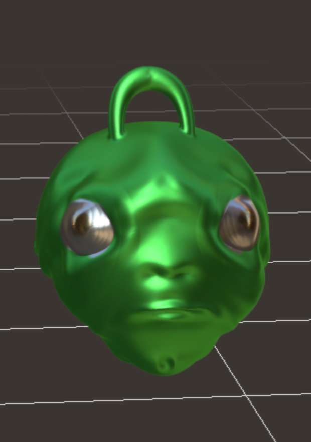 alien head keychain 2 | 3D models download | Creality Cloud