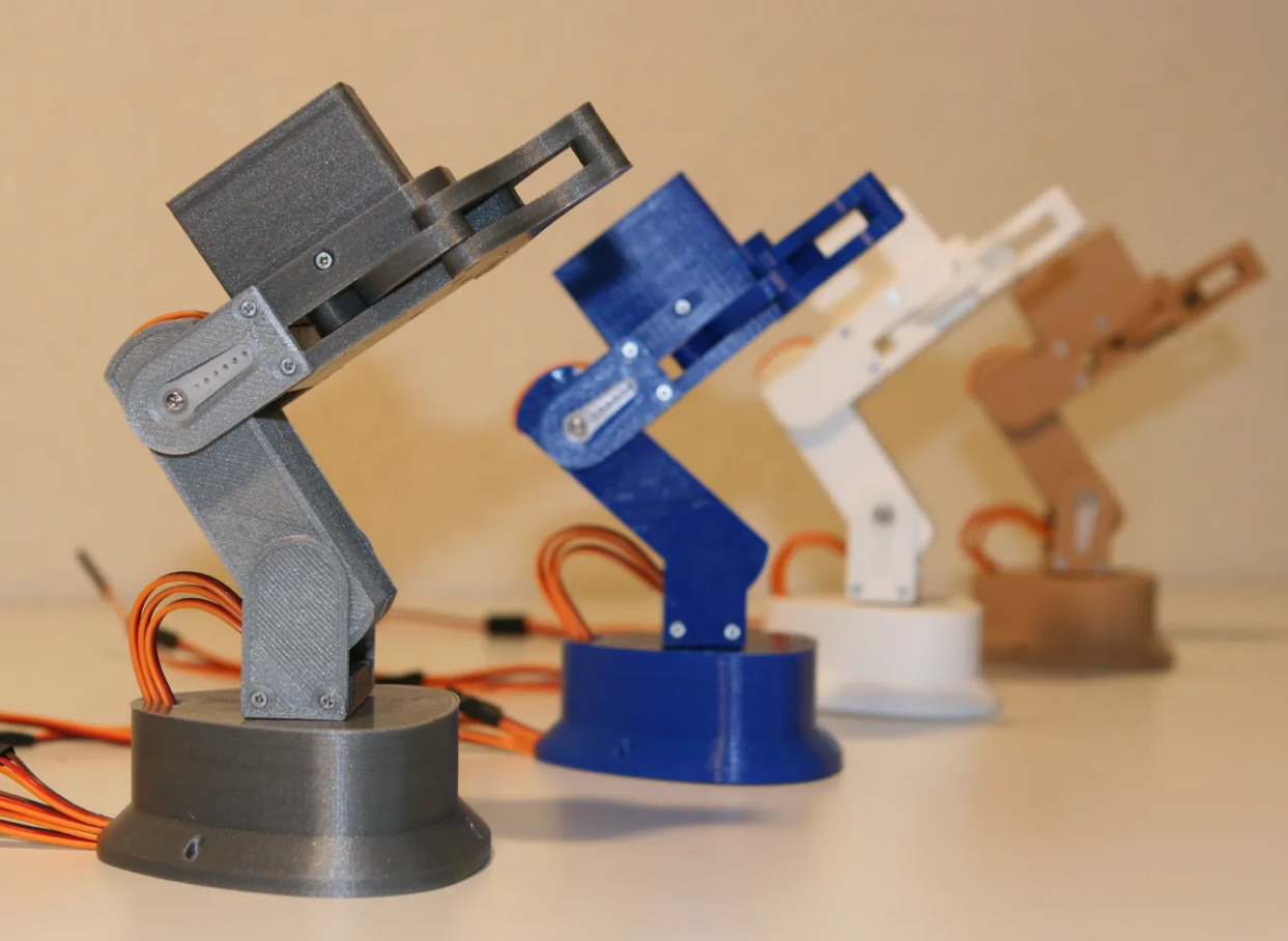 Free Robots & Mechs STL Download - Micro servo motor arm by chip codeby ...