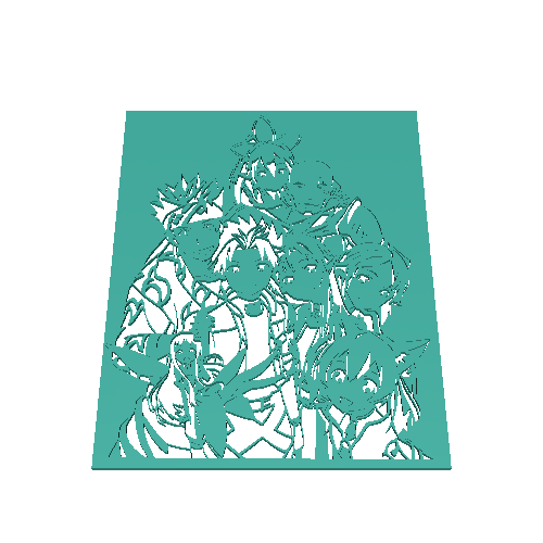 Free Digital Art STL Download - SAO stencilby user8125569985
