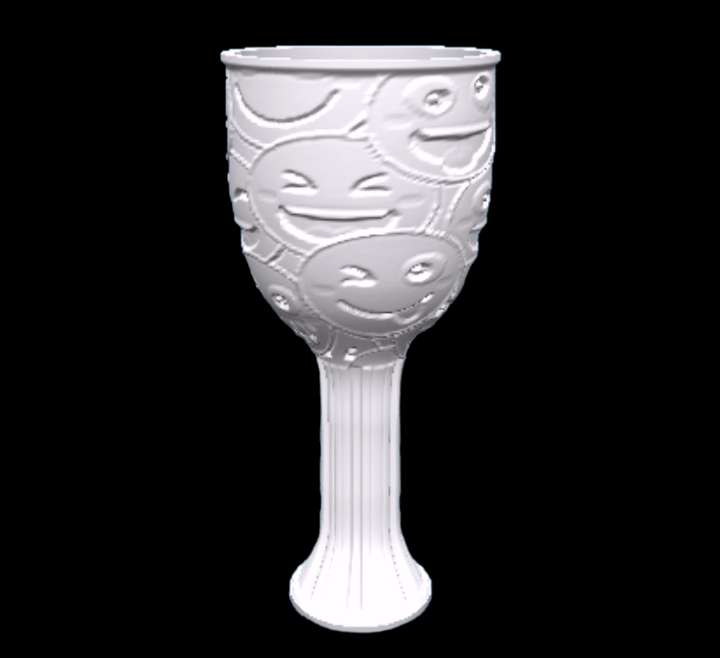 Face Emoji Chalice | 3D models download | Creality Cloud
