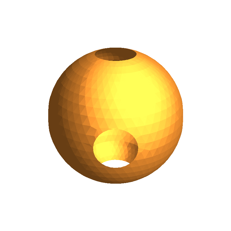 Test Models STL Download - Ball with many holesby MarcelW
