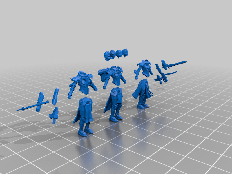 Free Other STL Download - adeptus_sororitas_-_infantry_explodedby SMT_M 🦊