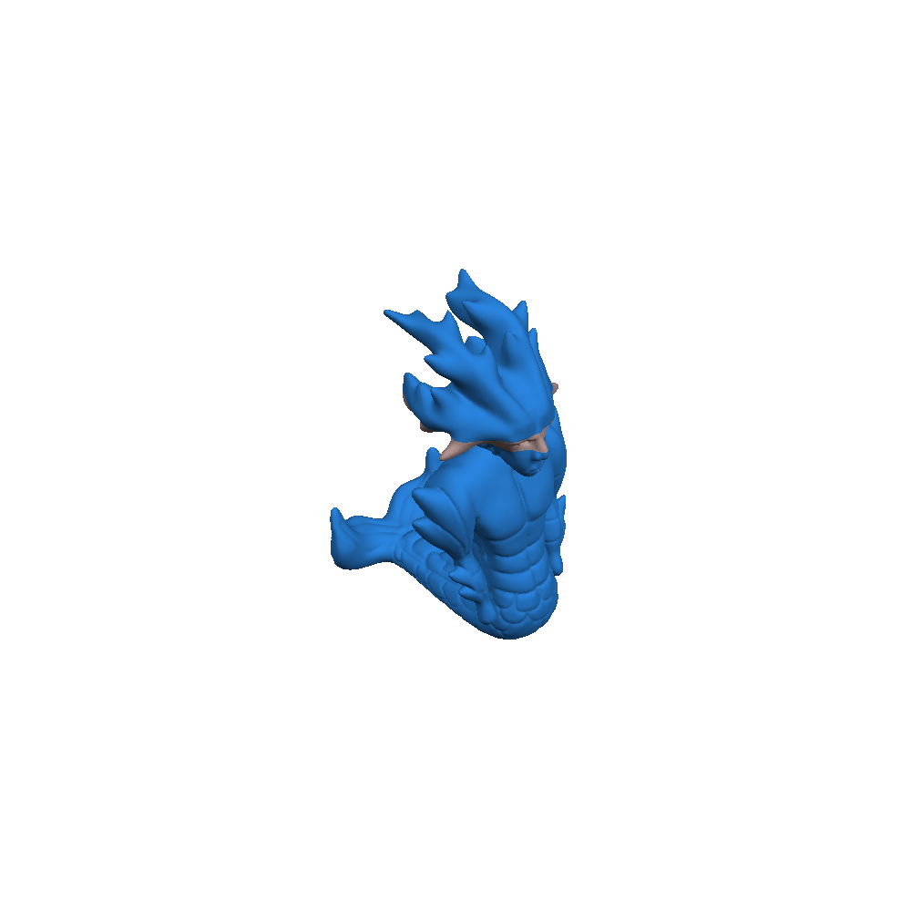 Game Props STL Download - Mermaid / Merman / Sea creature by user2338029377