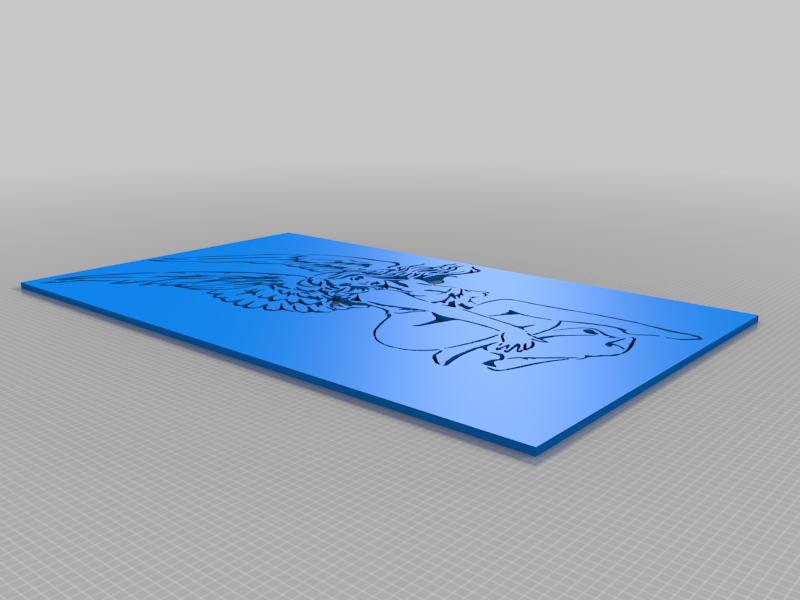 Free Sculptures & Artworks STL Download - Angel girl stencil 6by SMT_M 🦊