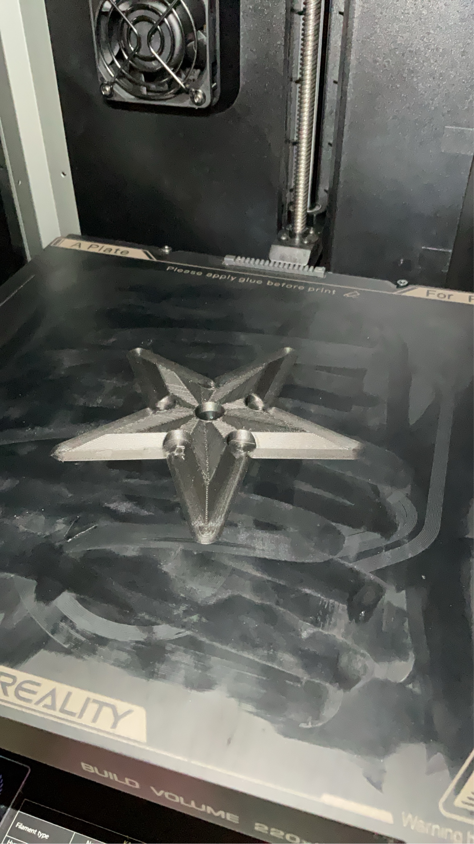 When you have a teenage son, why better thing to 3d print than throwing stars! Fun times will be ...