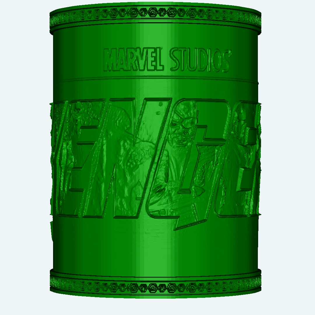 Home Decorations & Ornaments STL Download - Avengers Pen Potby Neveready