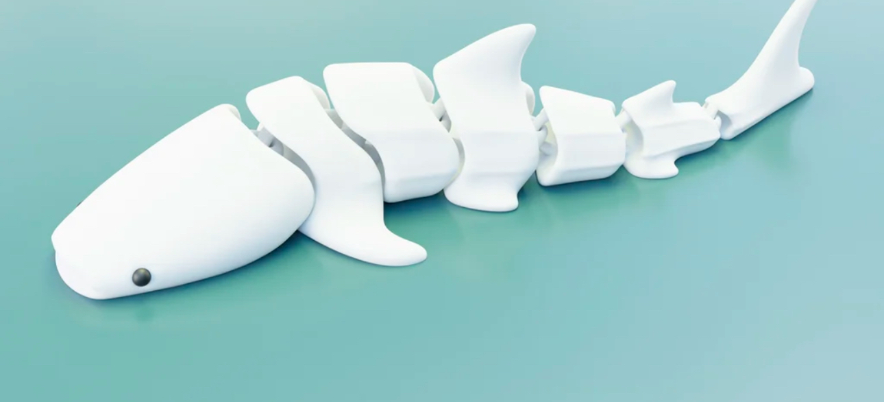 3D Printer Files | 3MF File | Linked Shark | Creality Cloud