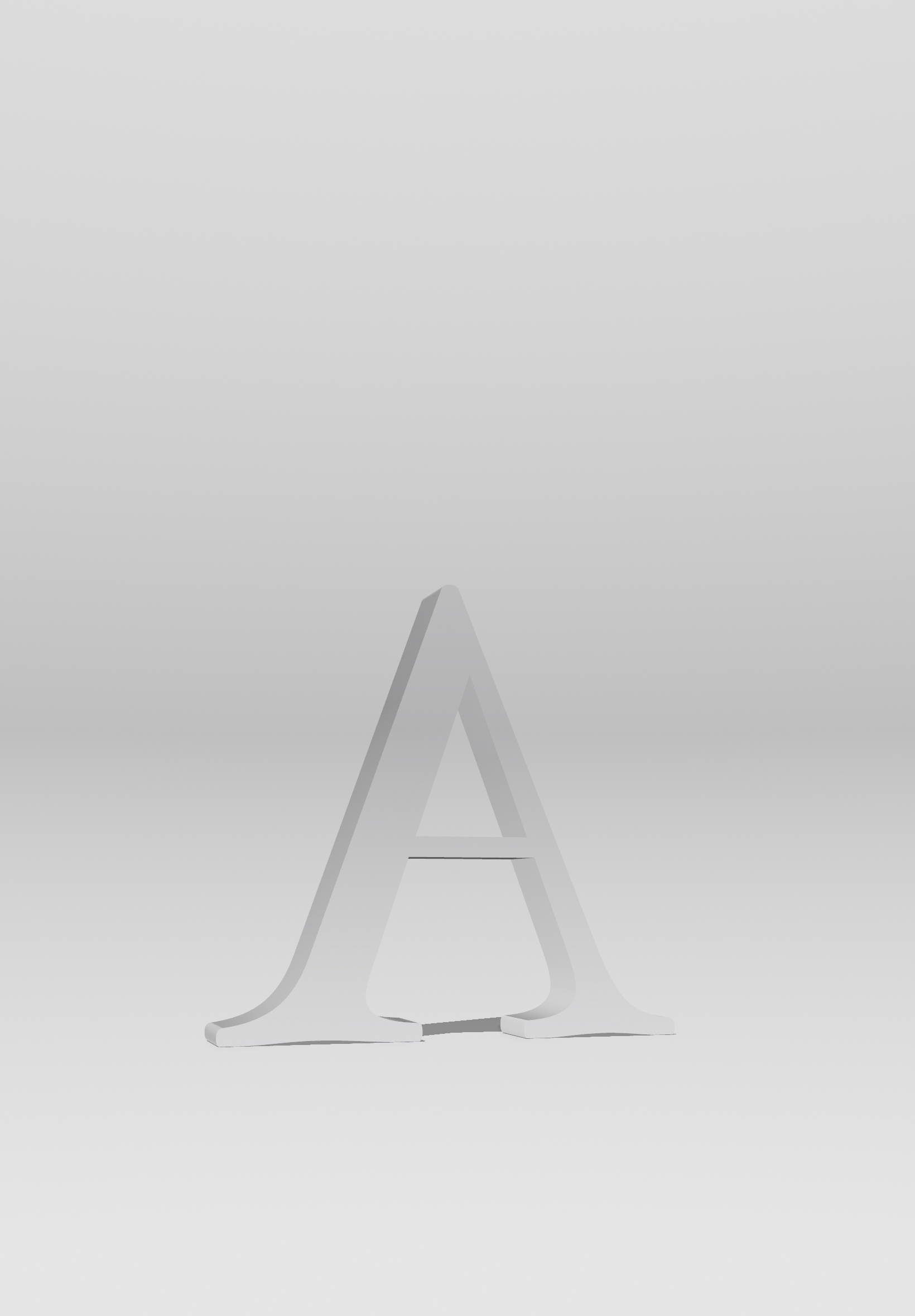 Letter A | 3D models download | Creality Cloud
