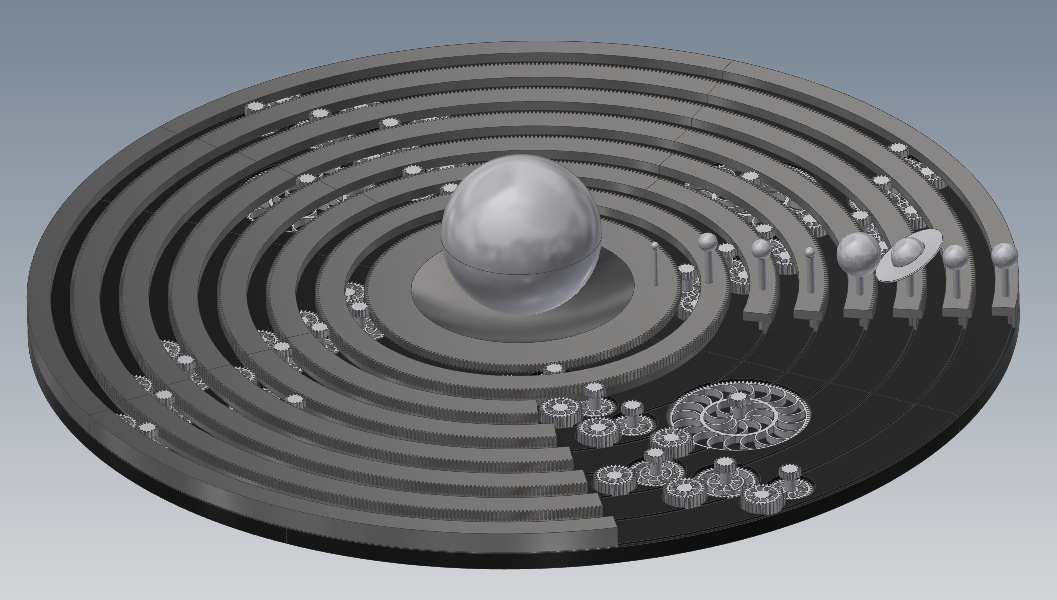 Solar System Orrery by Acamori | 3D models download | Creality Cloud