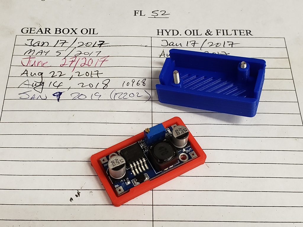 Buck Converter case (LM2596 DC to DC 2020 Rail Ender 3) | 3D models ...