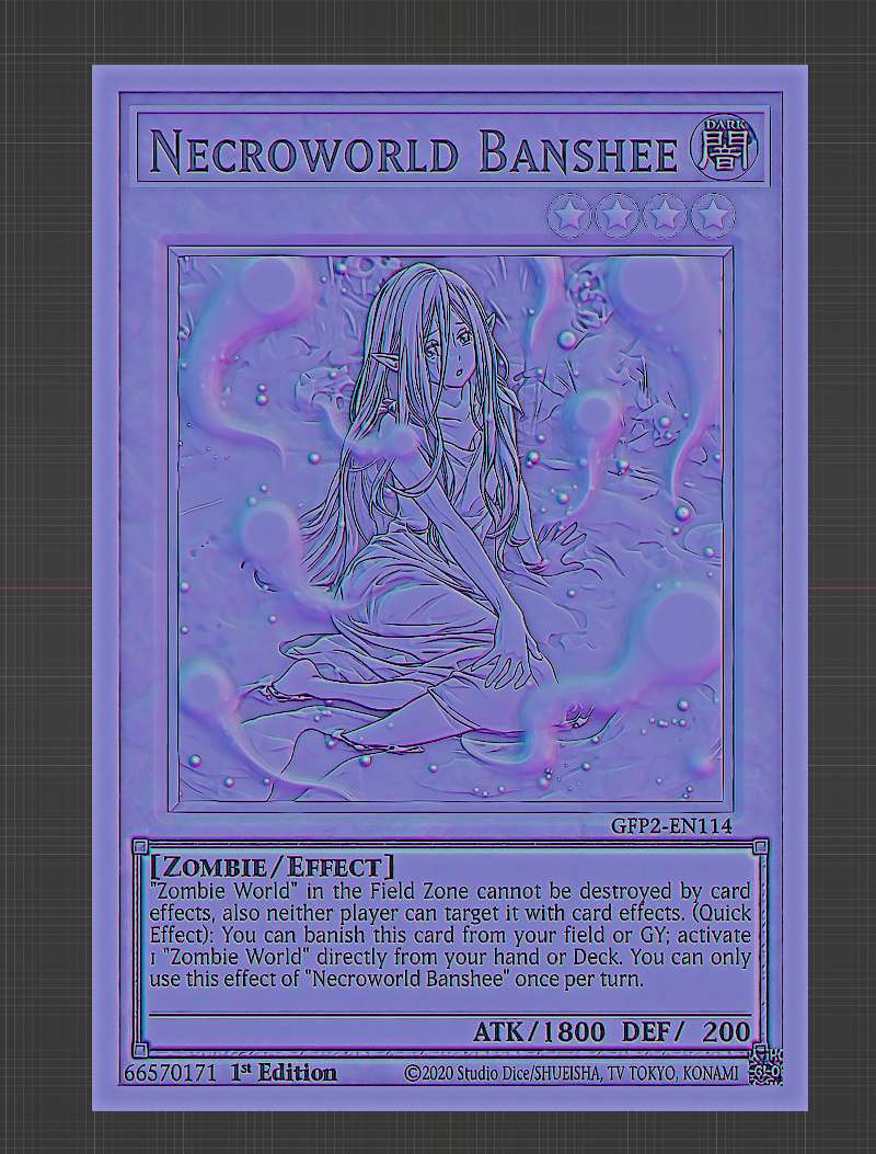 necroworld banshee - yugioh | 3D models download | Creality Cloud