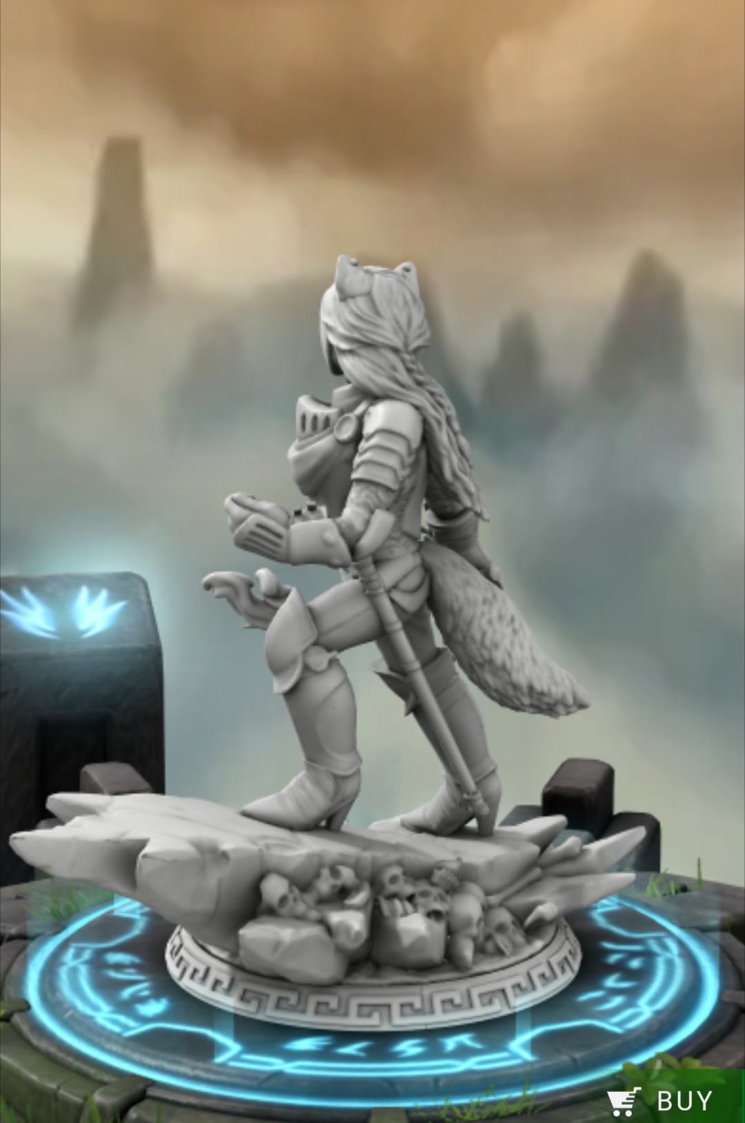gratuita Characters & Creatures STL Descarga - Kitsune Skillsword ...