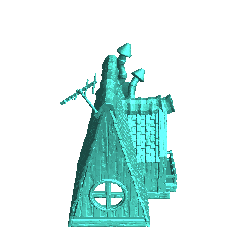 Other STL Download - Fantasy medieval shop on four wooden wheels with ...