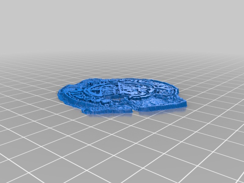 3D Printer Files | 3MF File | Gold Doubloon Front and Back | Creality Cloud