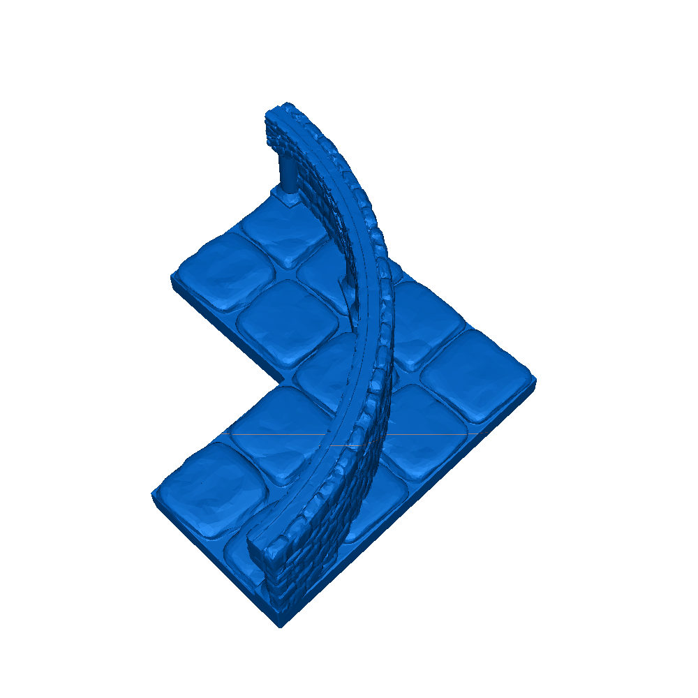 Free Miniature Games & Accessories STL Download - DnD Curved Walls ...