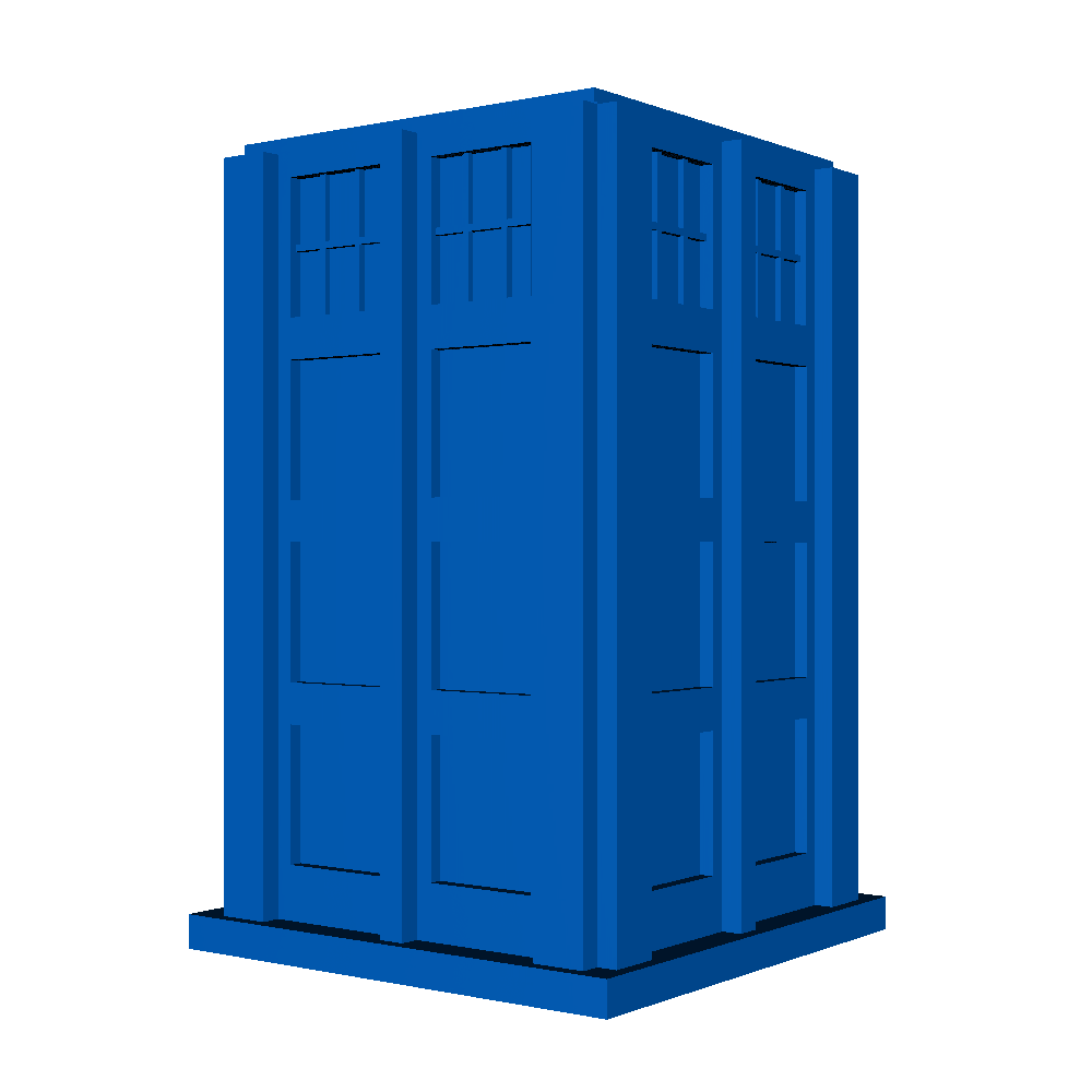 Tardis stash box | 3D models download | Creality Cloud