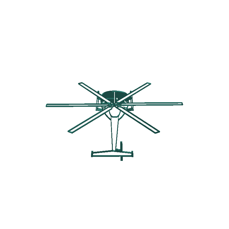 3D Printer Files | 3MF File | MH-6 LITTLEBIRD MILITARY HELICOPTER #2 ...